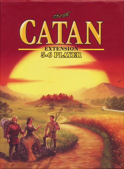 بسته بازی فکری کارتی افزونه مهاجران کاتان Catan ، باجعبه میپل کینگ